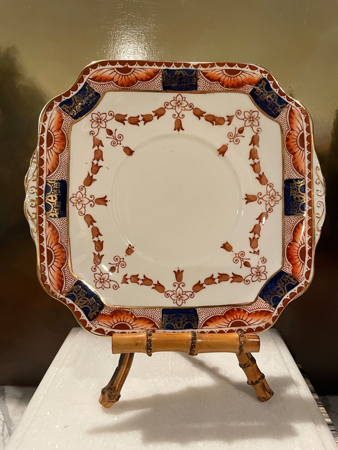 Underplate 8 X 8 / Gaudy Welsh Pattern / Colclough China / Made in ...