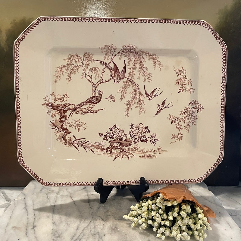 Transferware Platter - Etsy