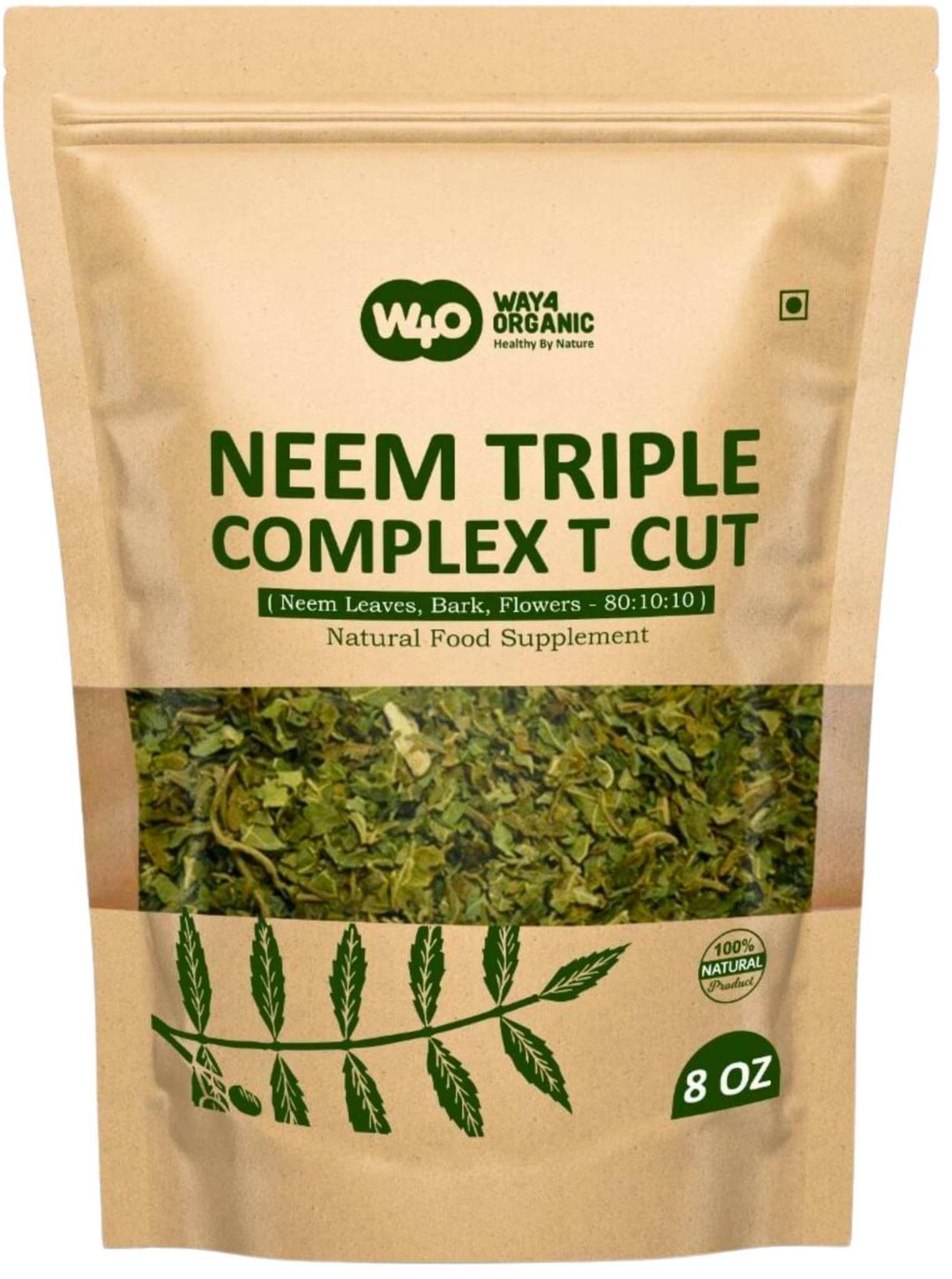 Neem Triple Complex T Cut (not Powder), Good to Make Fresh Neem Leaf ...