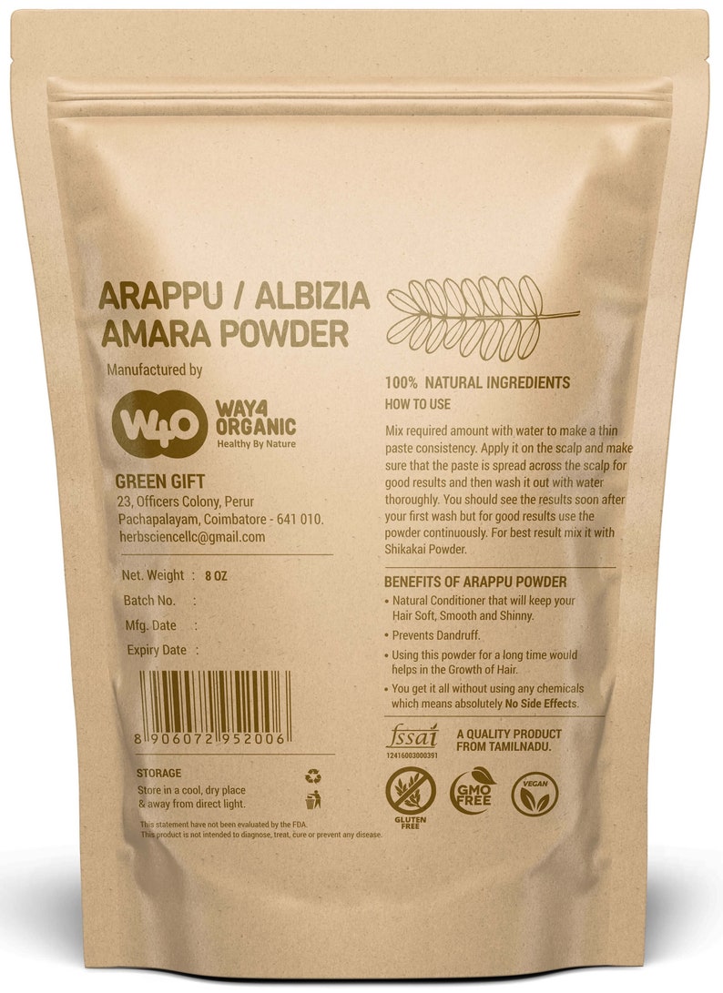 Arappu Powder: Natural Hair Shampoo & Conditioner (8 Oz) - Etsy