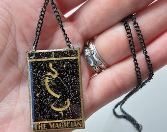 The Magician Tarot Necklace | Etsy
