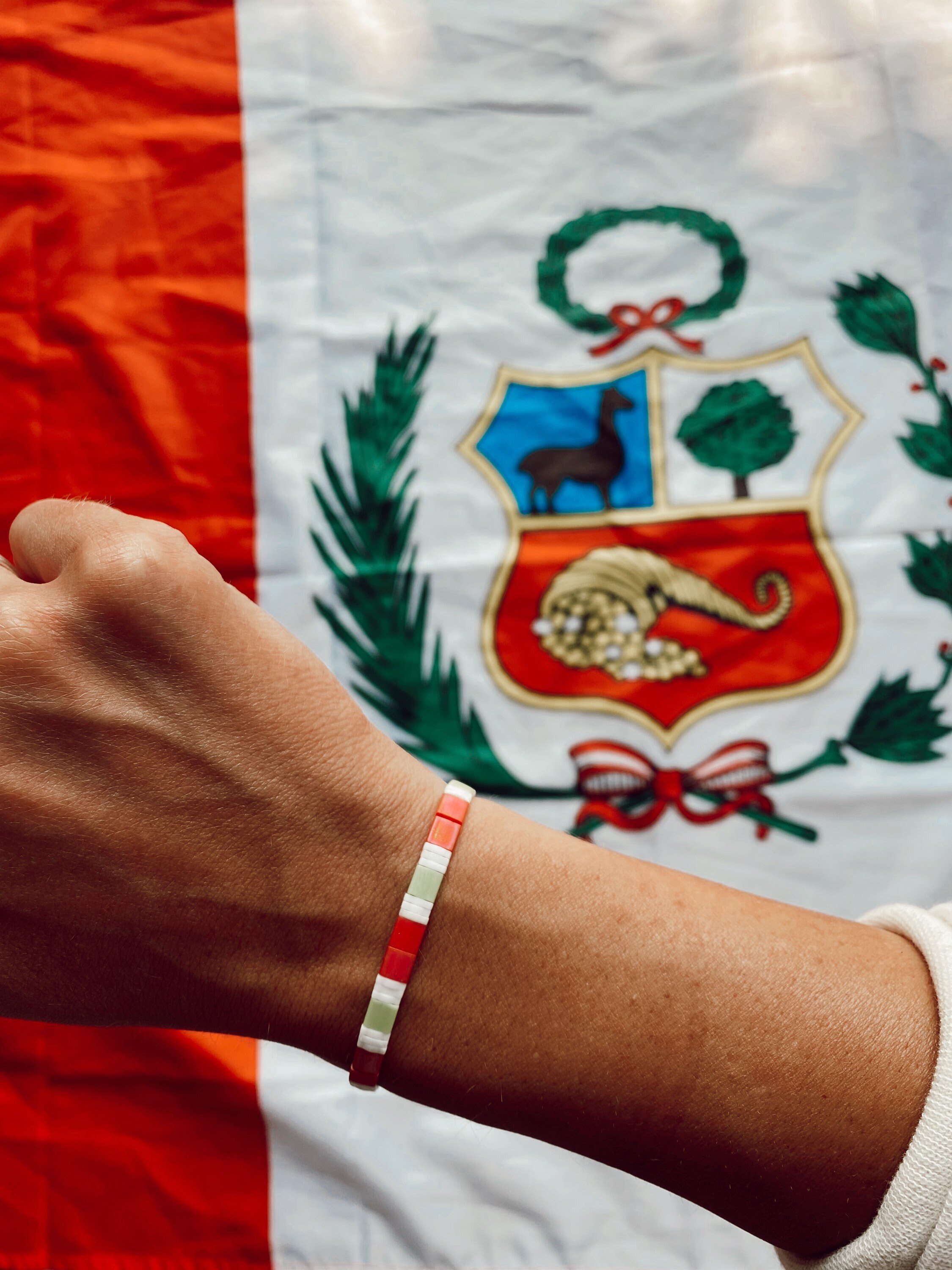 Missionary Flag Bracelet Custom Bracelet Tila Bracelet - Etsy