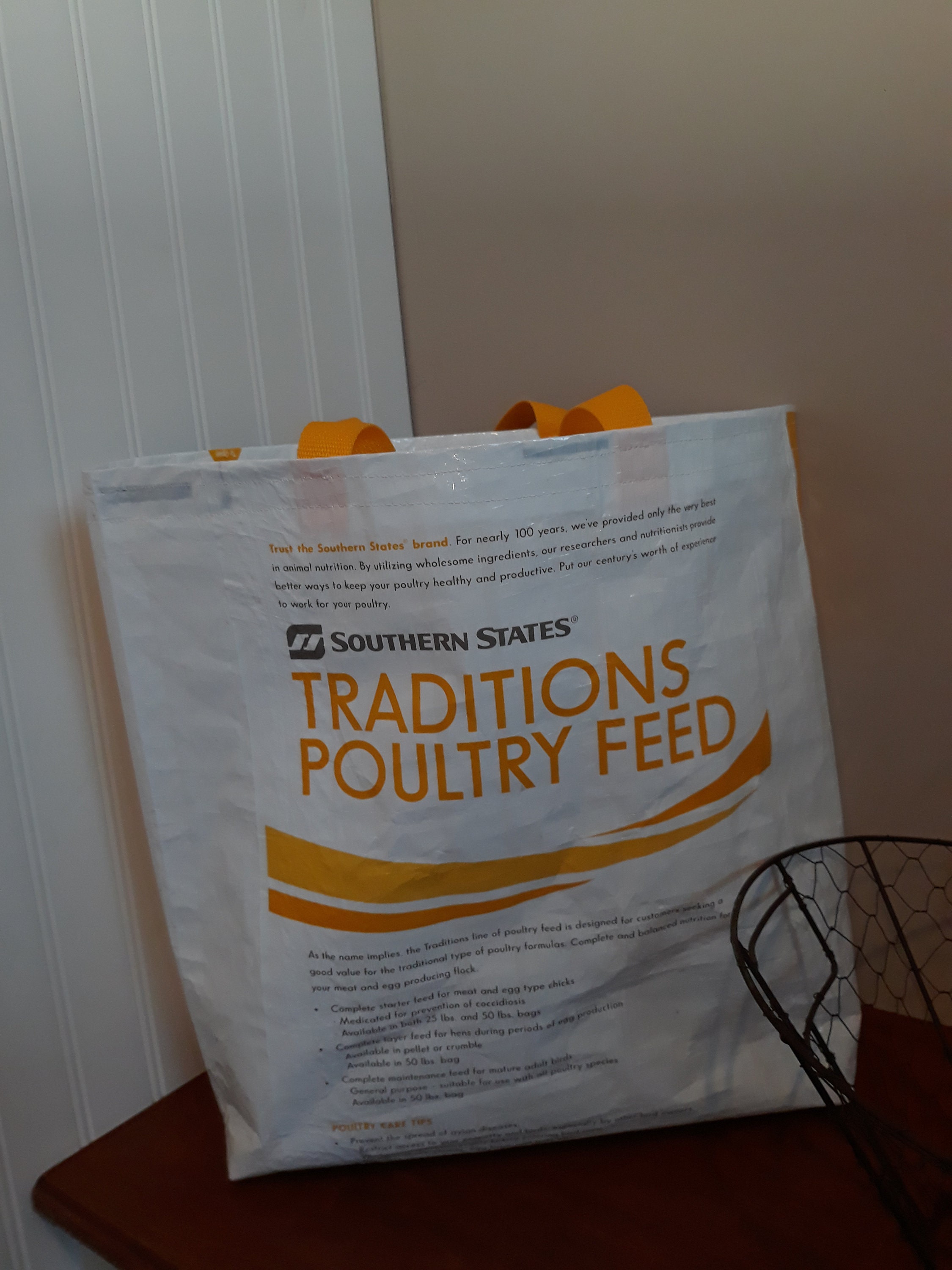 Upcycled Grain Bag - Etsy