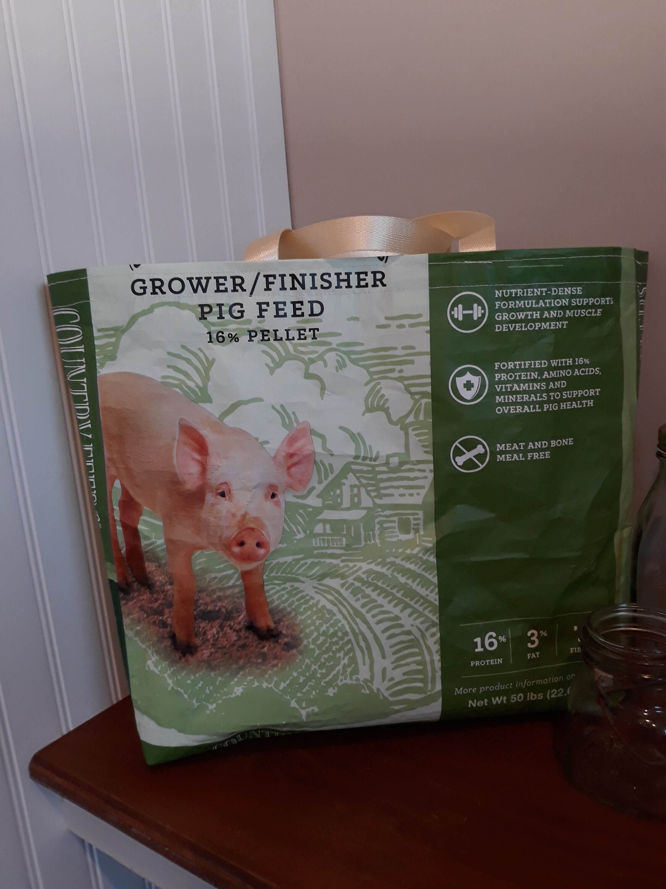 Upcycled Grain Bag - Etsy