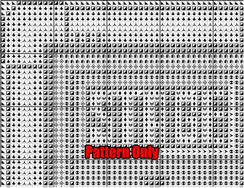 Megaman X Stage Select Screen Cross Stitch Pattern - Etsy