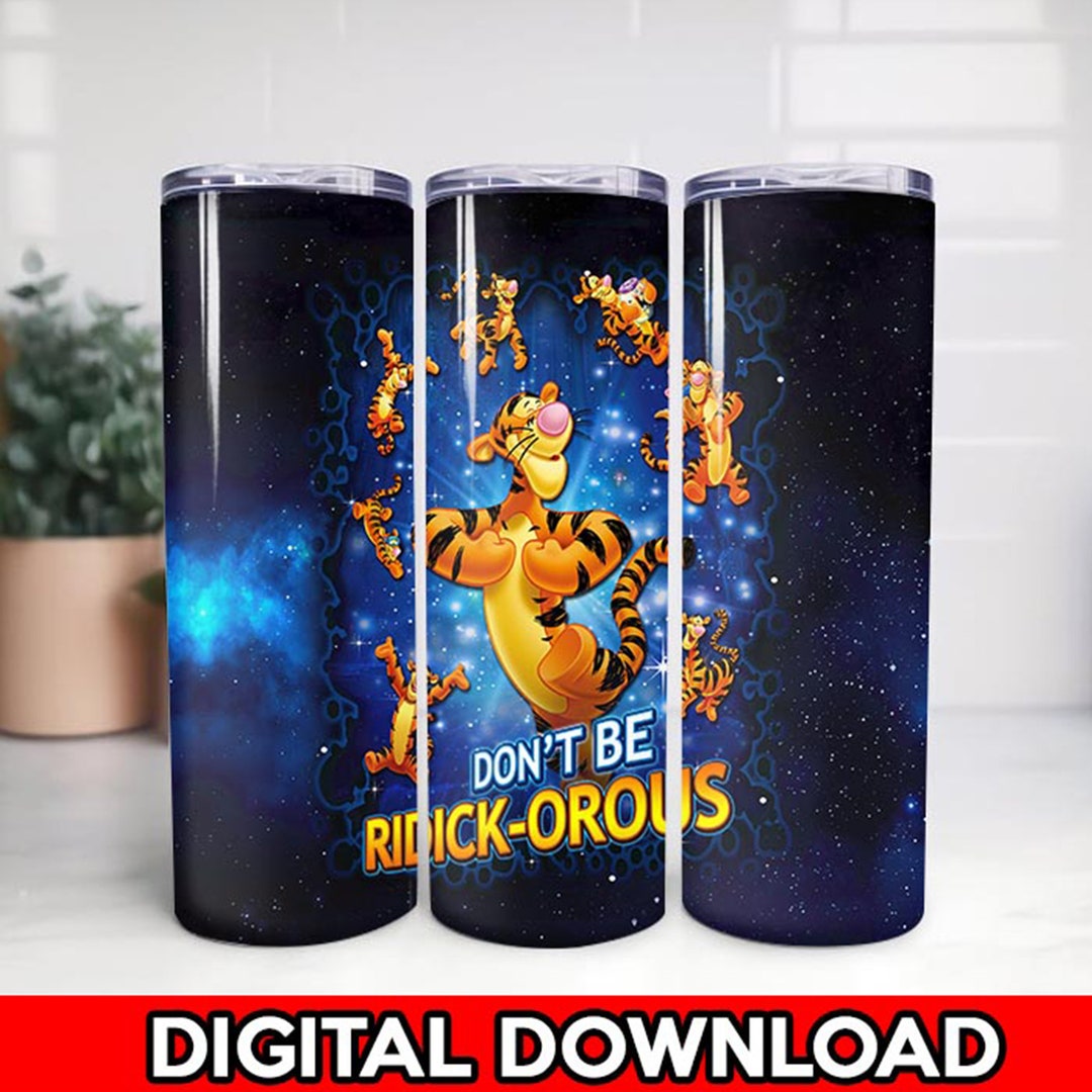 Tigger Quotes Cartoon PNG Tumbler Wrap Sublimation Design - Etsy Australia