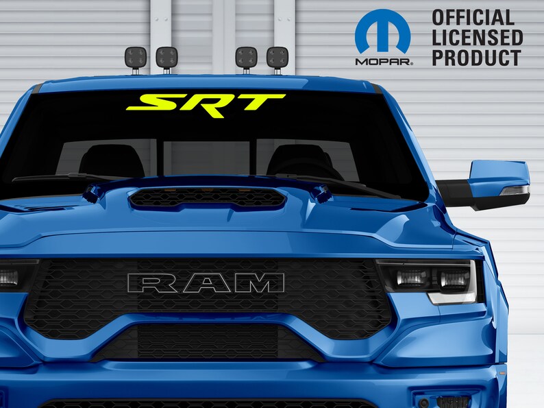 RAM TRX Windshield Banner Decal SRT Logo Customizable - Etsy Canada