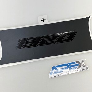 Blank / Debadged Dodge Challenger Tail Light Divider Decal - 1320 Logo ...