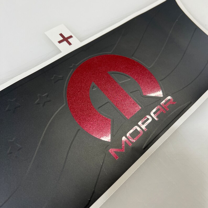 3 Layer Dodge Challenger Tail Light Divider Decal - MOPAR Logo ...