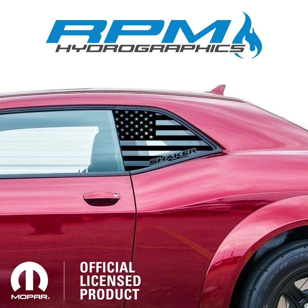 2008 Dodge Challenger Quarter Window Decals Shaker Logo - Etsy