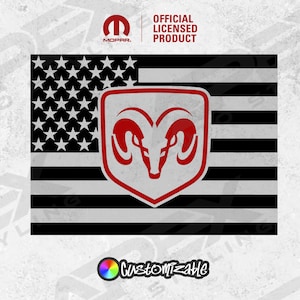 Dodge RAM Pickup Rear Sliding Window Decal - RAM Logo (multiple Styles ...