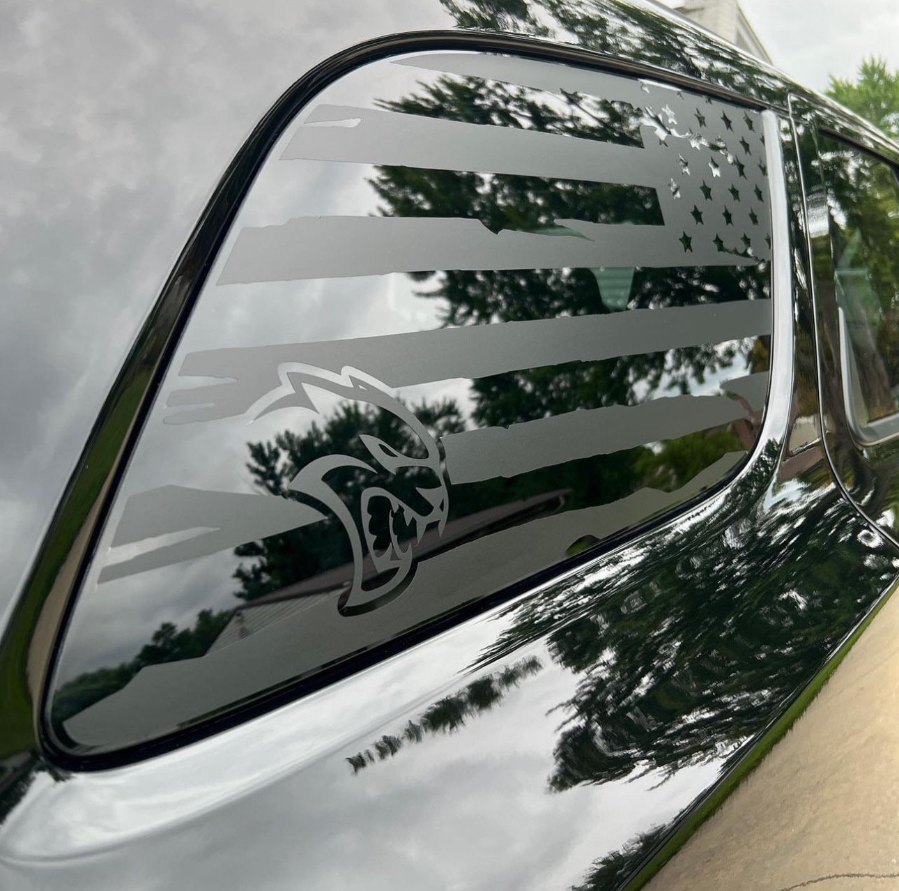 Dodge Durango Quarter Window Decals - Hellcat Logo (set of 2 ...