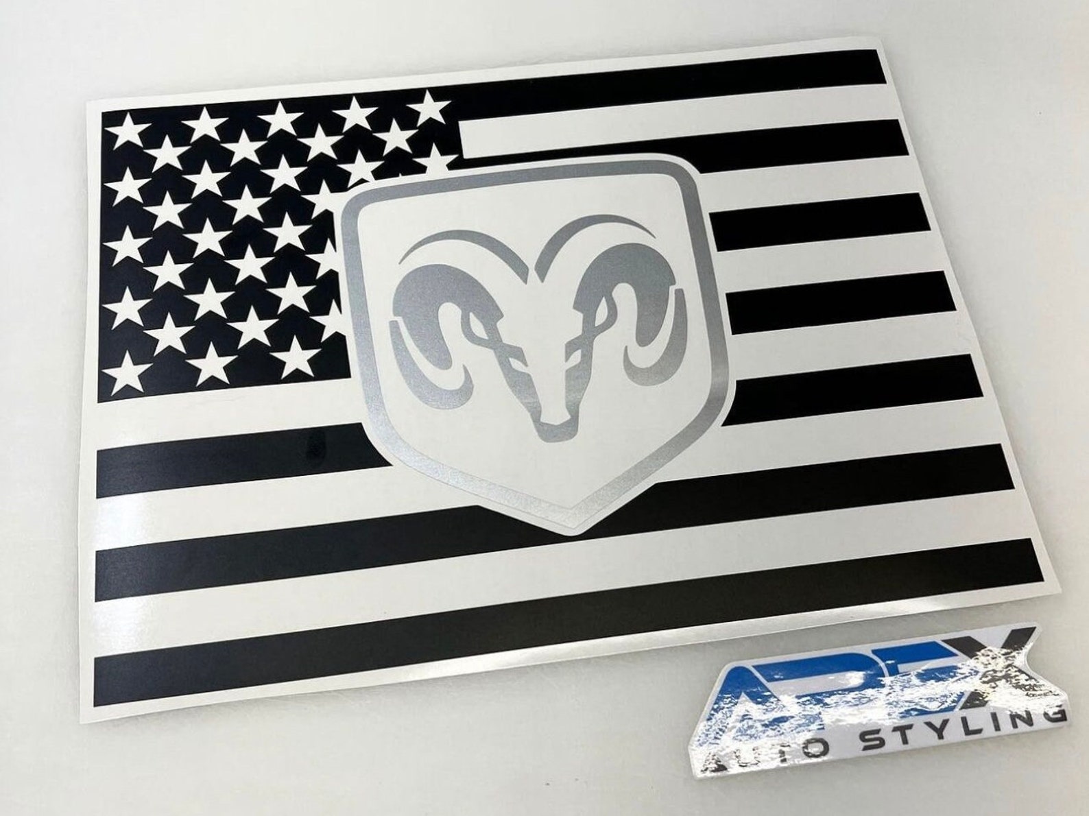 Dodge RAM Pickup Rear Sliding Window Decal - RAM Logo (multiple Styles ...