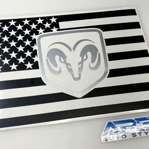 Dodge RAM Pickup Rear Sliding Window Decal - RAM Logo (multiple Styles ...