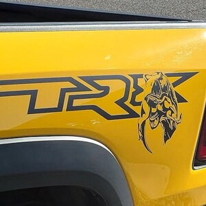 RAM TRX Bedside Decals - OEM 36" - T-rex Eating Raptor (set of 2 ...