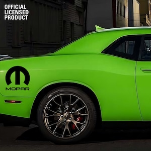 MOPAR Logo Side Graphics for Dodge Challenger (set of 2 Decals) (mopar ...