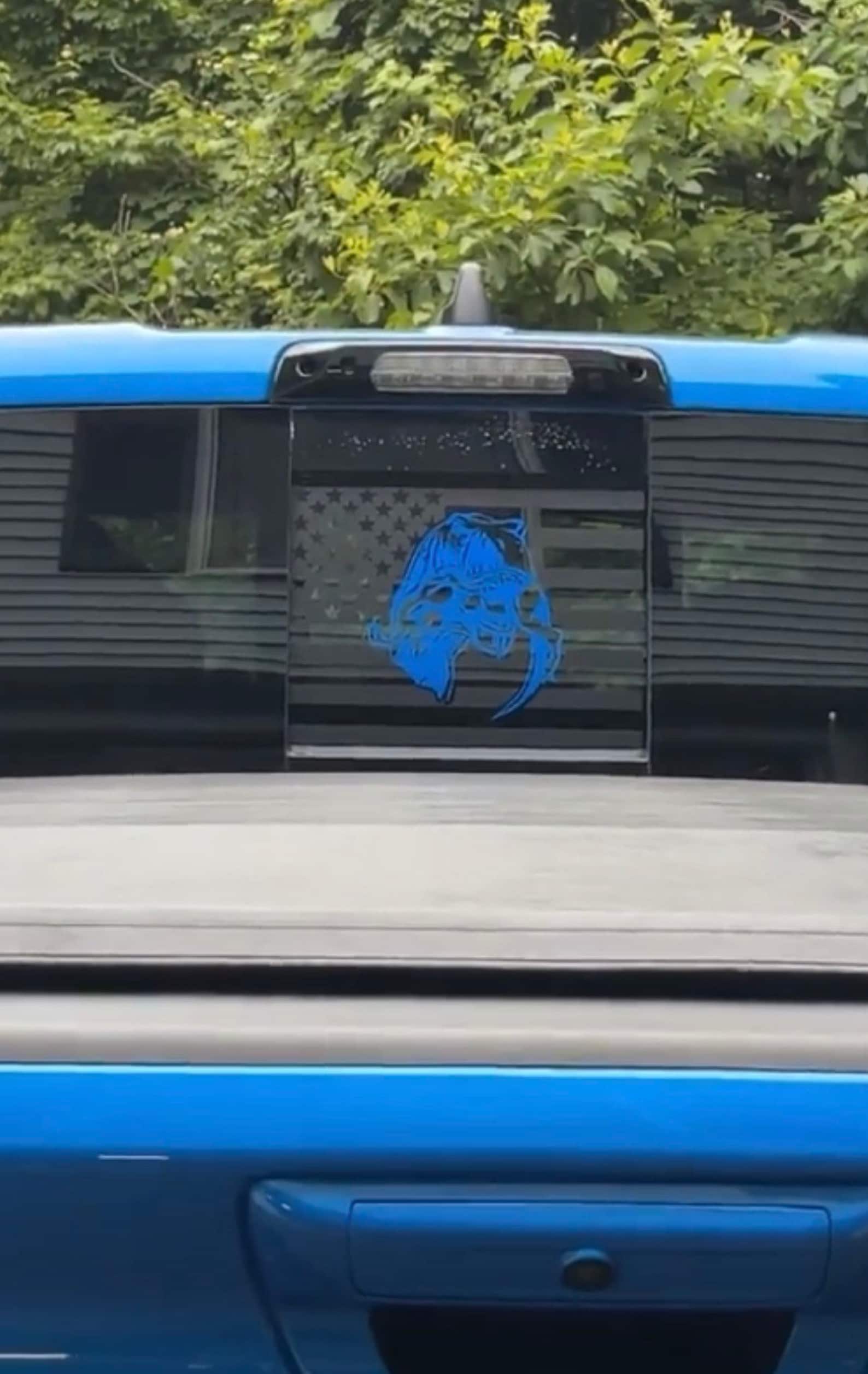 RAM TRX Raptor Eater Rear Sliding Window Decal (multiple Styles ...