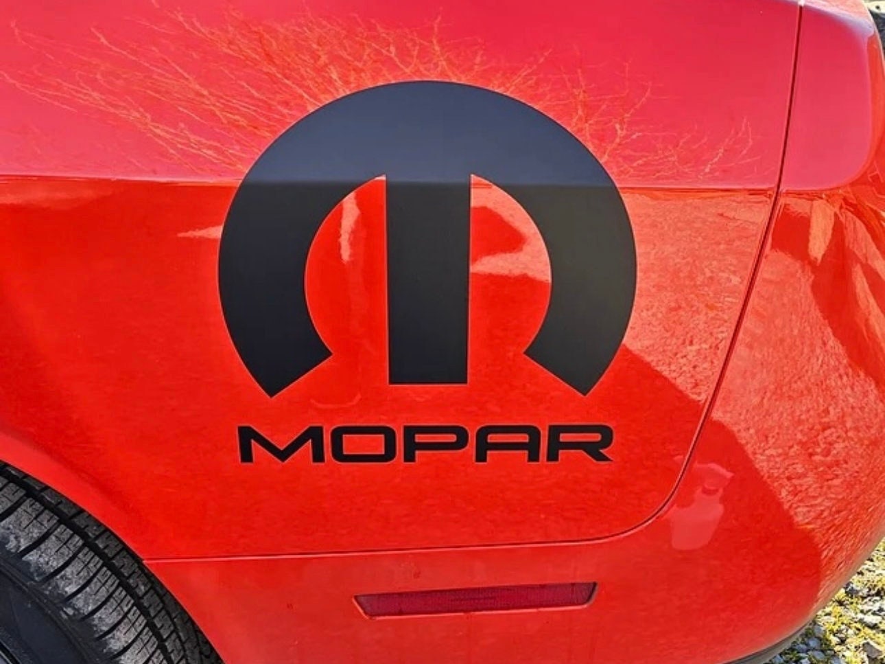 MOPAR Logo Side Graphics for Dodge Challenger (set of 2 Decals) (mopar ...