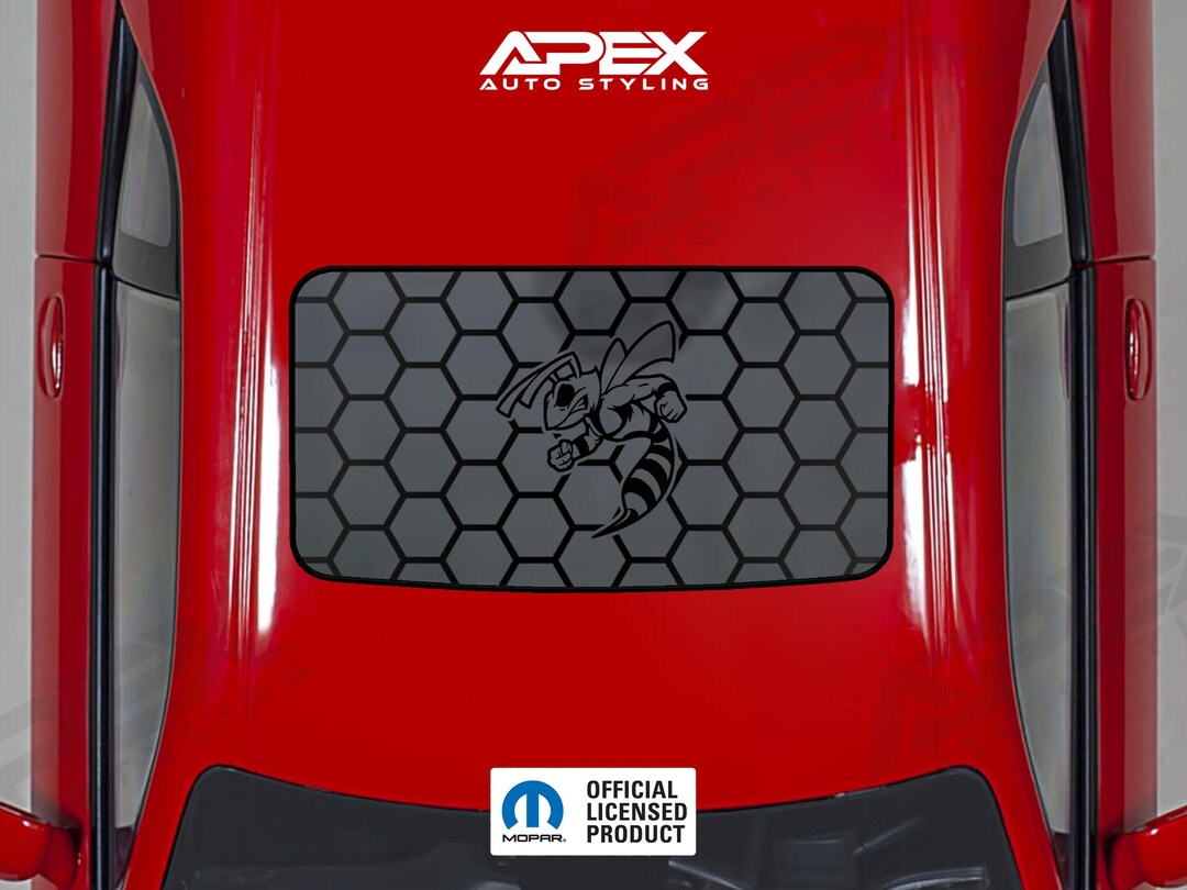 Dodge Challenger Sunroof Decal - Angry Hornet Logo (multiple Styles ...