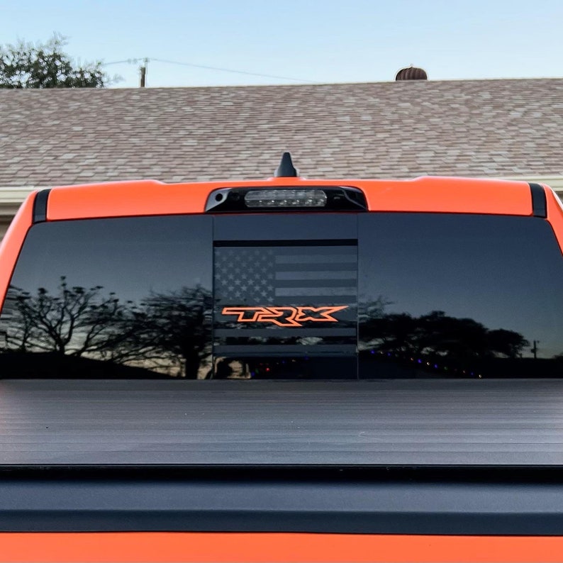 RAM TRX Logo Rear Sliding Window Decal Customizable OEM - Etsy