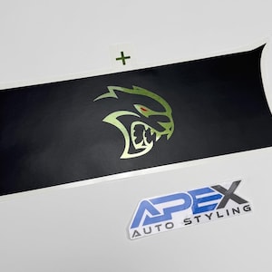 Blank / Debadged Dodge Challenger Tail Light Divider Decal - Hellcat ...