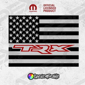 RAM TRX Logo Rear Sliding Window Decal (multiple Styles) (OEM Colors ...