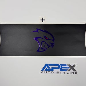 Blank / Debadged Dodge Challenger Tail Light Divider Decal - Hellcat ...