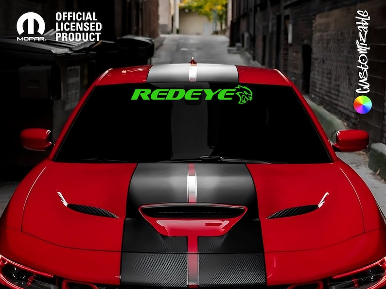 SRT Hellcat Redeye Windshield Banner for Dodge Challenger Charger ...