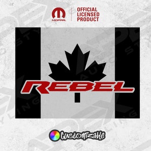 RAM Rebel Rear Sliding Window Decal (multiple Styles) (customizable) - Etsy