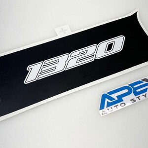 Blank / Debadged Dodge Challenger Tail Light Divider Decal - 1320 Logo ...