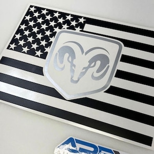 Dodge RAM Pickup Rear Sliding Window Decal - RAM Logo (multiple Styles ...