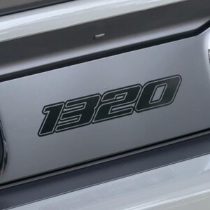 Blank / Debadged Dodge Challenger Tail Light Divider Decal - 1320 Logo ...