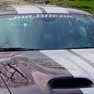 SRT Hellcat Jailbreak Windshield Banner for Dodge Challenger Charger ...