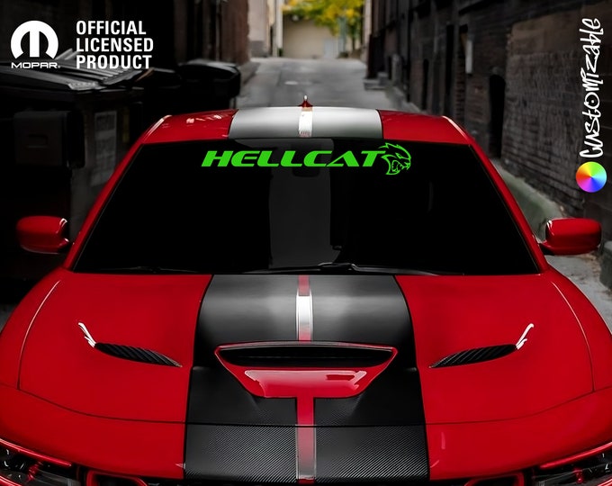 SRT Hellcat Windshield Banner for Dodge Challenger Charger ...