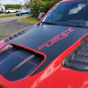 RAM TRX Hood Decal / Graphics - TRX Logo Cutout - Mopar Licensed - Etsy