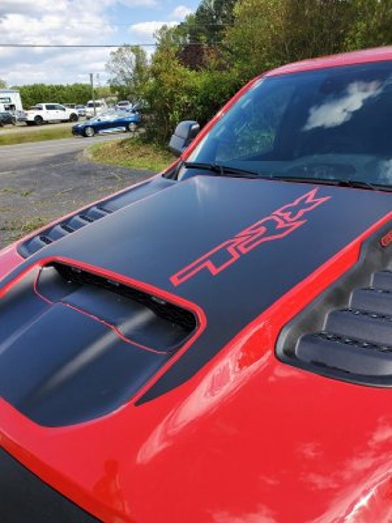 RAM TRX Hood Decal / Graphics - TRX Logo Cutout - Mopar Licensed - Etsy