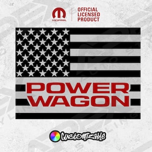 RAM Power Wagon Rear Sliding Window Decal (multiple Styles ...