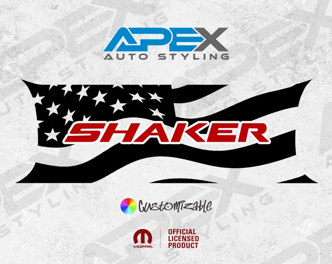 Dodge Challenger Taillight Divider Decal 1 Layer Shaker Logo multiple ...