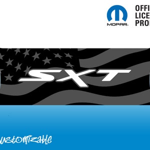 3 Layer Dodge Challenger Tail Light Divider Decal - SXT Logo (multiple ...