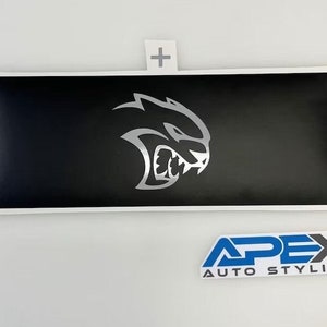 Blank / Debadged Dodge Challenger Tail Light Divider Decal - Hellcat ...