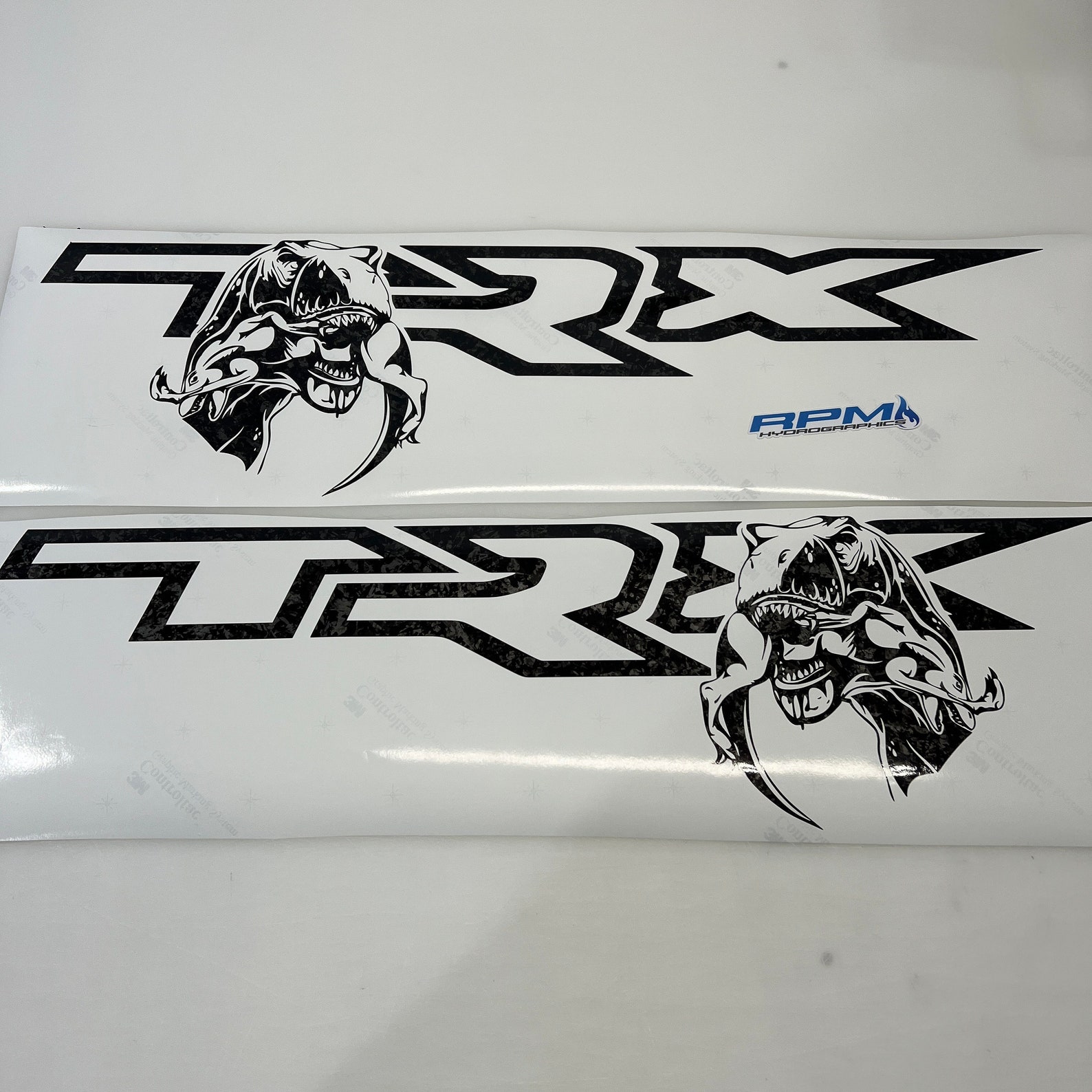 RAM TRX Bedside Decals OEM 36 T-rex Eating Raptor - Etsy