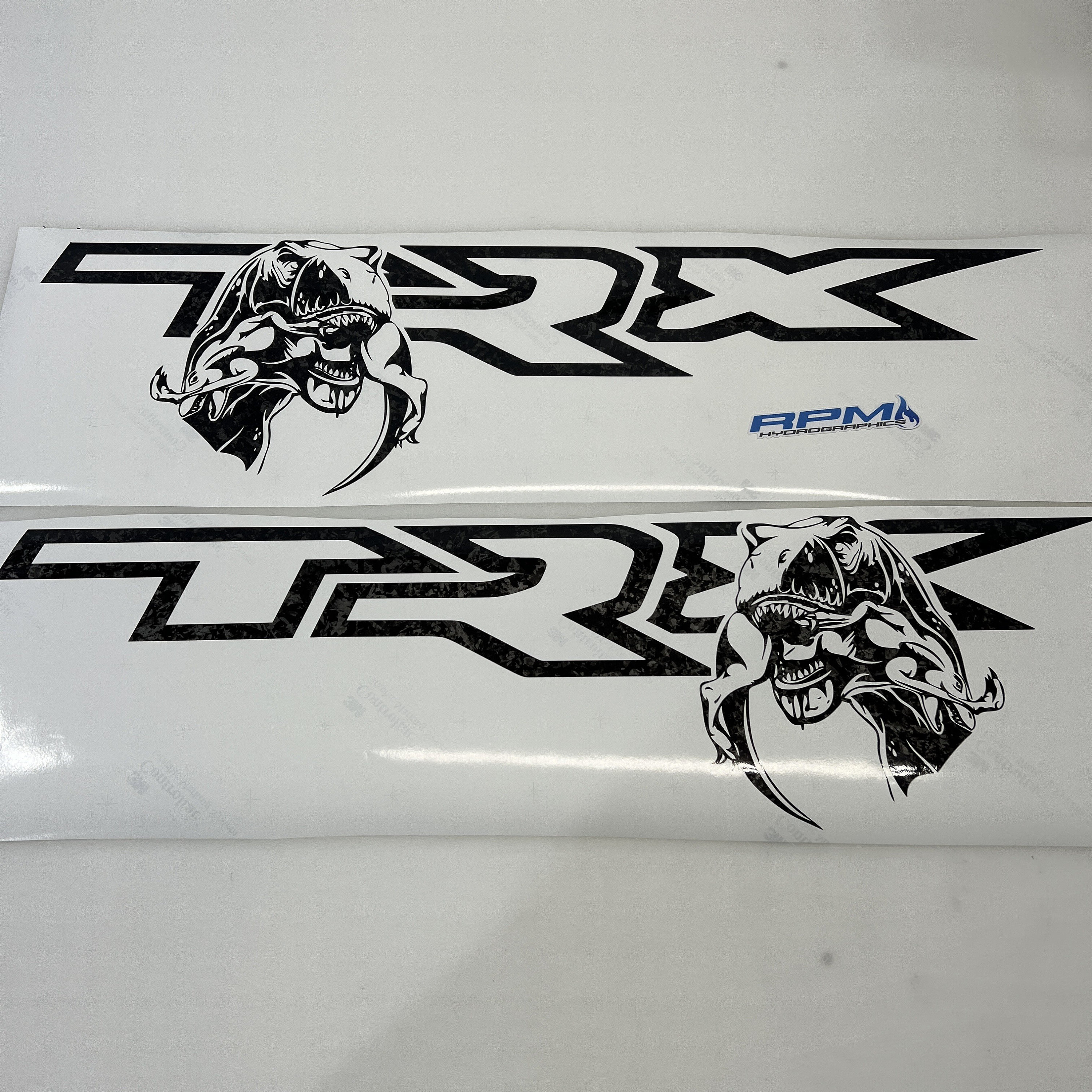 RAM TRX Bedside Decals OEM 36 T-rex Eating Raptor - Etsy