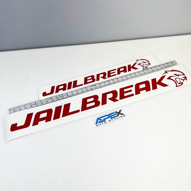 SRT Hellcat Jailbreak Windshield Banner for Dodge Challenger - Etsy