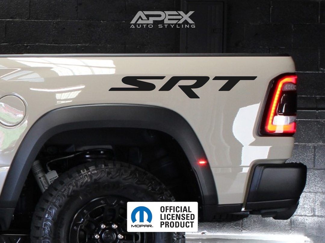 RAM TRX Bedside Decals - SRT Logos (set of 2) (customizable) - Etsy