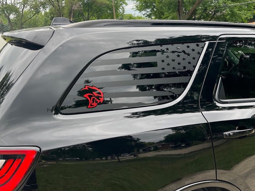 Dodge Durango Quarter Window Decals - Hellcat Logo (set of 2 ...