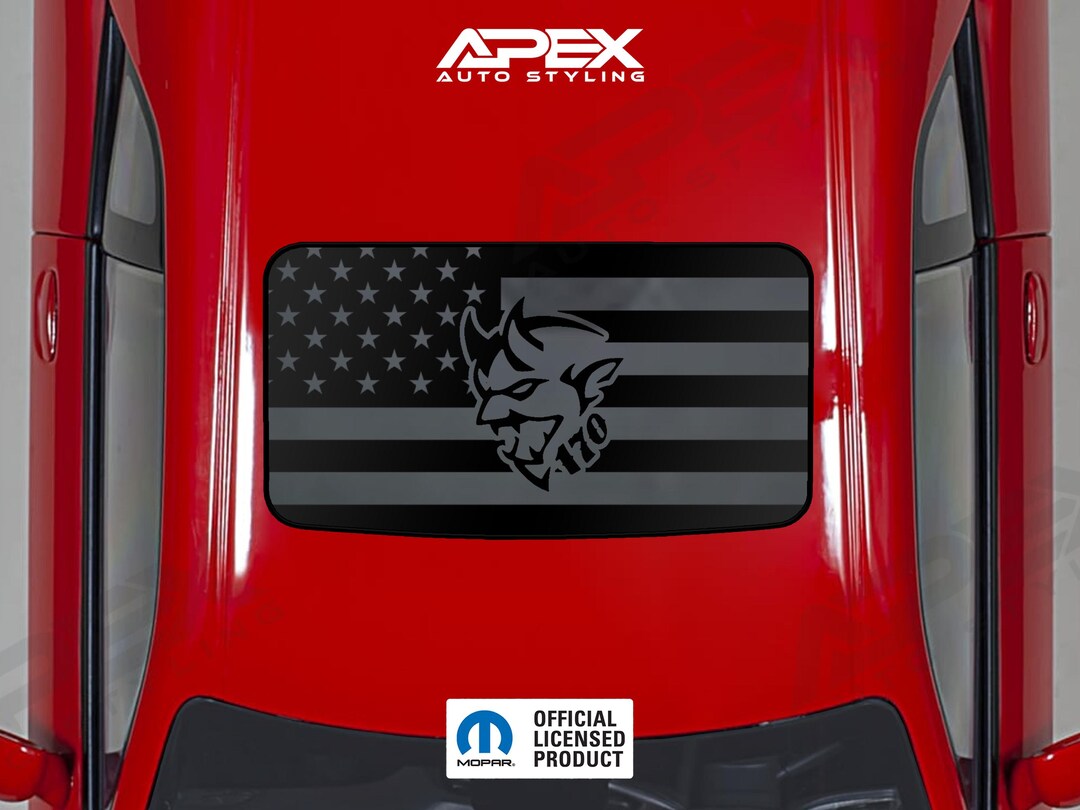 Dodge Challenger Sunroof Decal - SRT Demon 170 (multiple Styles ...