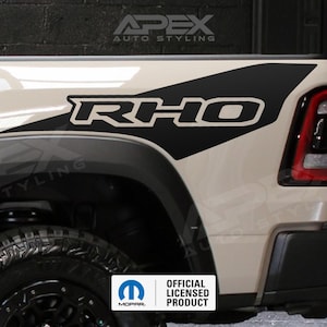 RAM Ignition Style Bedside Decals - OEM RHO Logo (set of 2) (custom ...