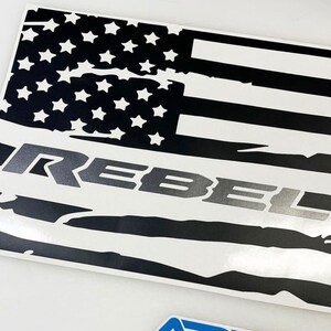 RAM Rebel Rear Sliding Window Decal (multiple Styles) (customizable) - Etsy