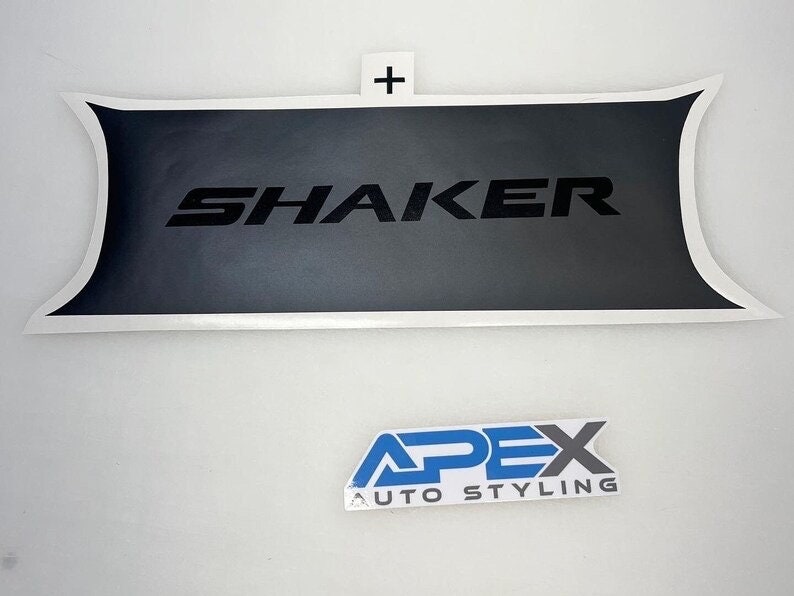 Blank / Debadged Dodge Challenger Tail Light Divider Decal - Shaker ...