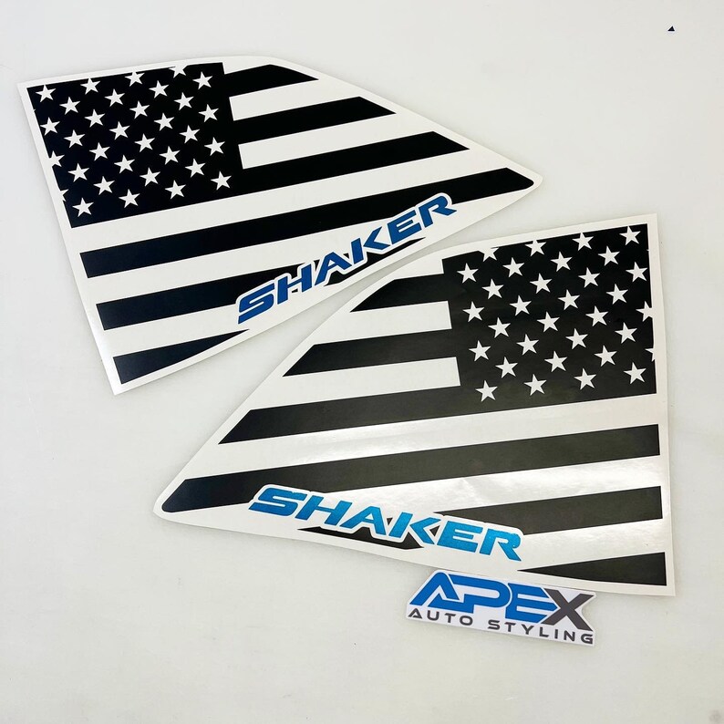 2008 Dodge Challenger Quarter Window Decals Shaker Logo - Etsy